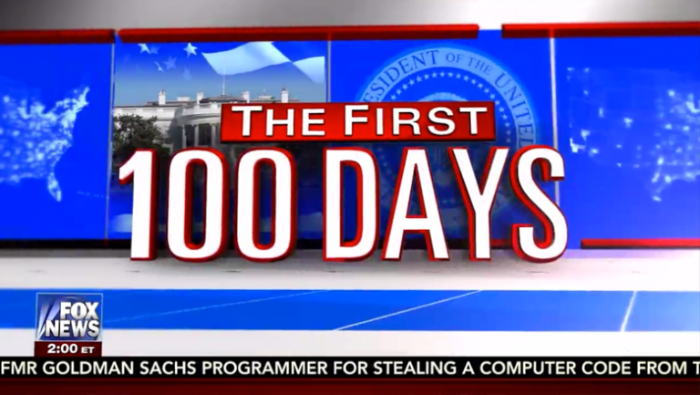 Fox's 'First 100 Days' debuts from Studio F - NewscastStudio