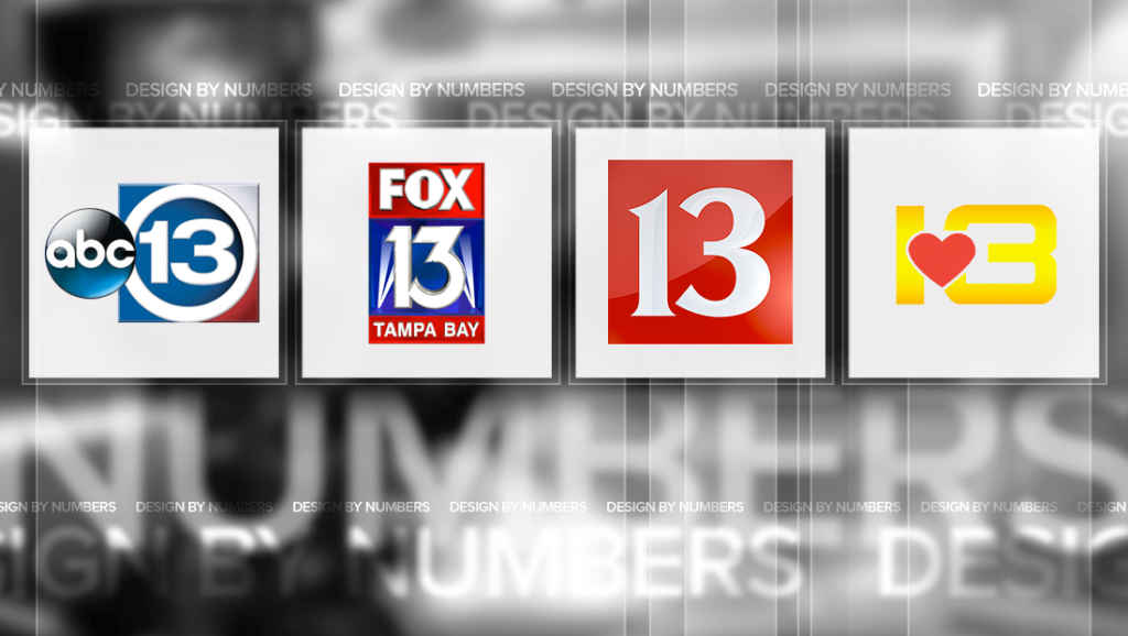 Notable Channel 13 TV station logo designs - NewscastStudio