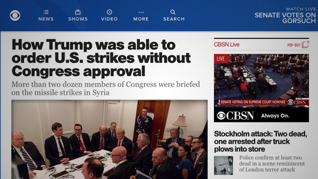 CBSNews.com redesigns website navigation - NewscastStudio