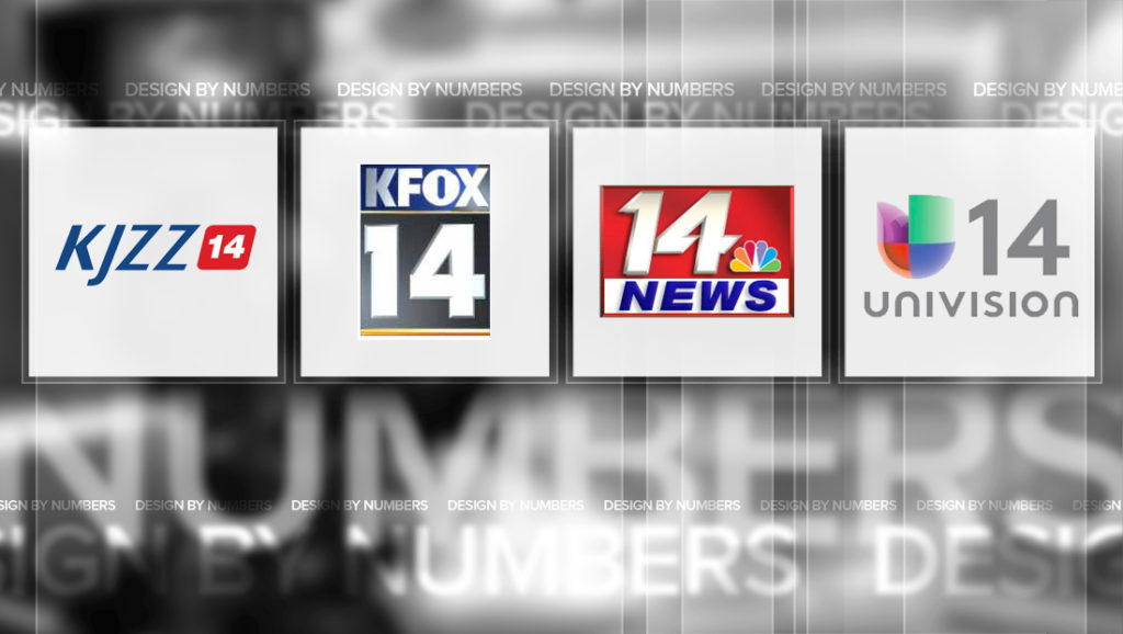 Notable Channel 14 TV station logo designs - NewscastStudio