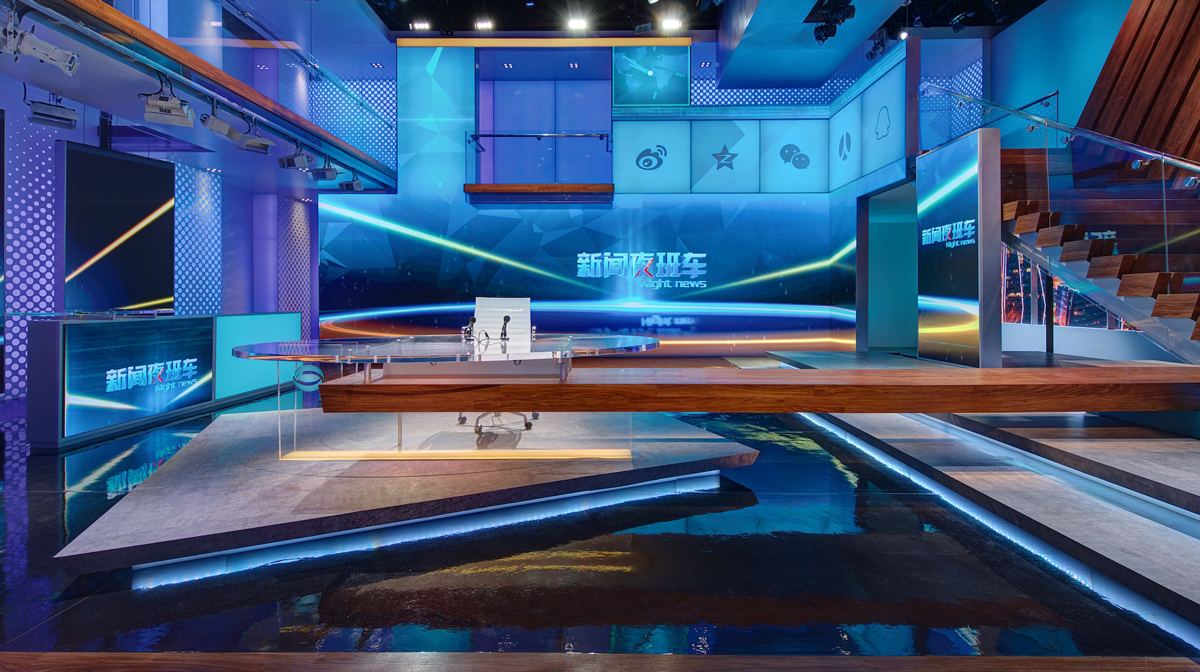 Suzhou TV (苏州电视台) Set Design Gallery