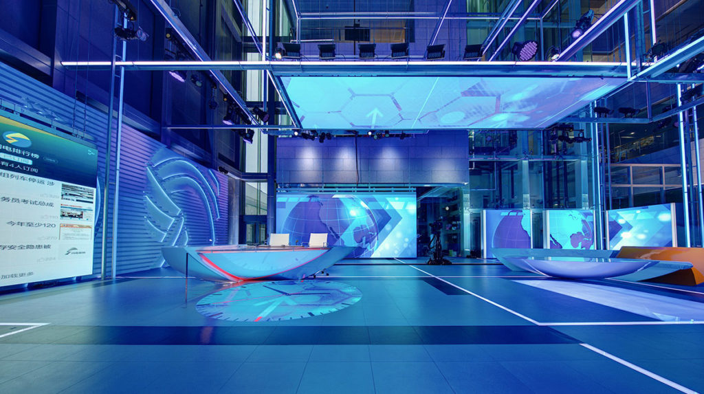 Exclusive first look: China's Shandong Television atrium studio ...