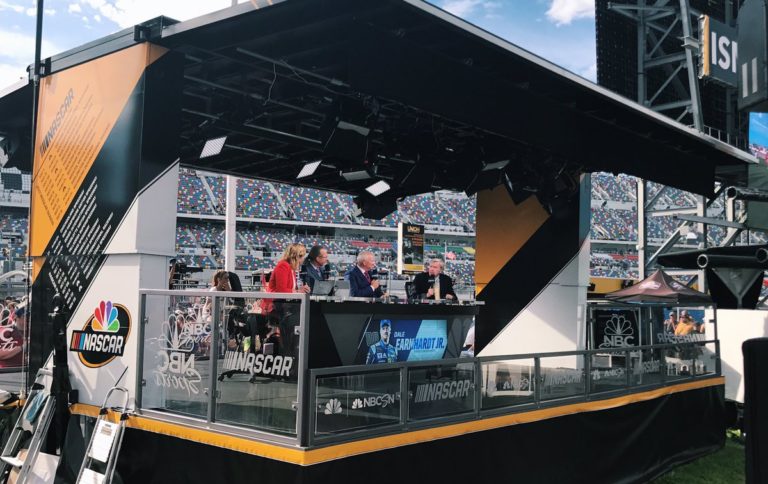 NBC updates on-air look to match NASCAR rebrand - NewscastStudio