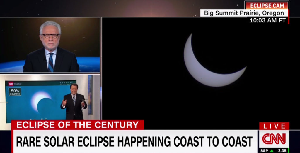 Covering the eclipse: How the networks covered the sky's big day ...