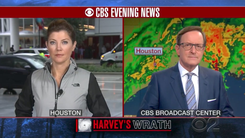 Harvey coverage continues to dominate network newscasts - NewscastStudio