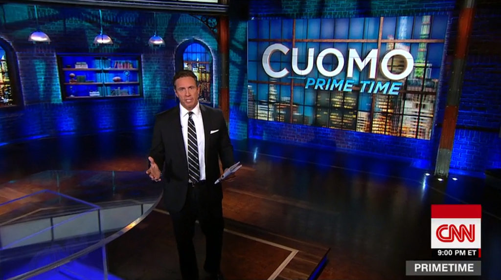 CNN tests 'Cuomo Prime Time' during busy week of news - NewscastStudio