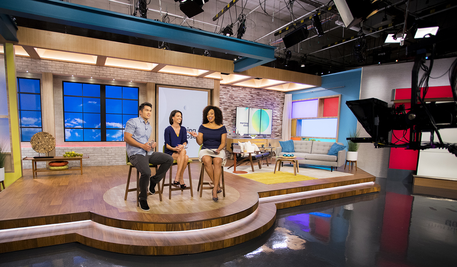 Morning Dose Broadcast Set Design Gallery