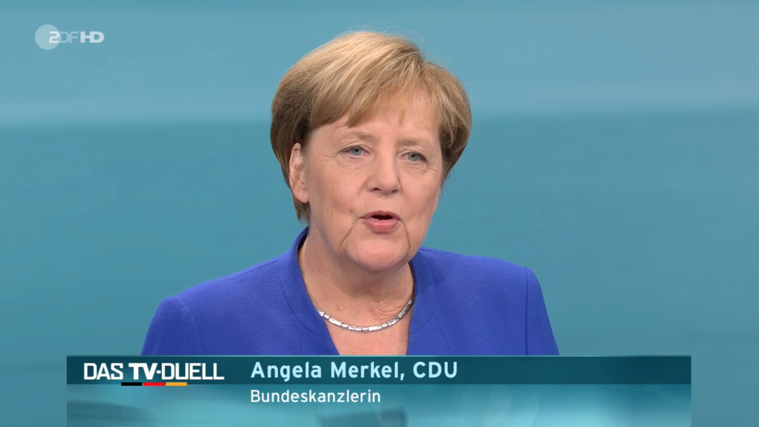 Germany's Merkel and Schulz meet for 'Das TV-Duell' - NewscastStudio
