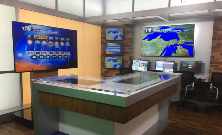 Michigan station unveils new set - NewscastStudio