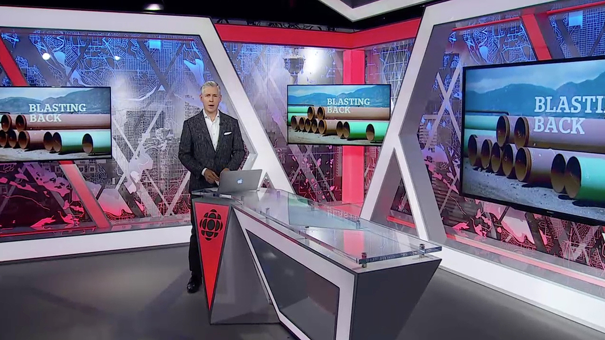 CBC Calgary Broadcast Set Design Gallery