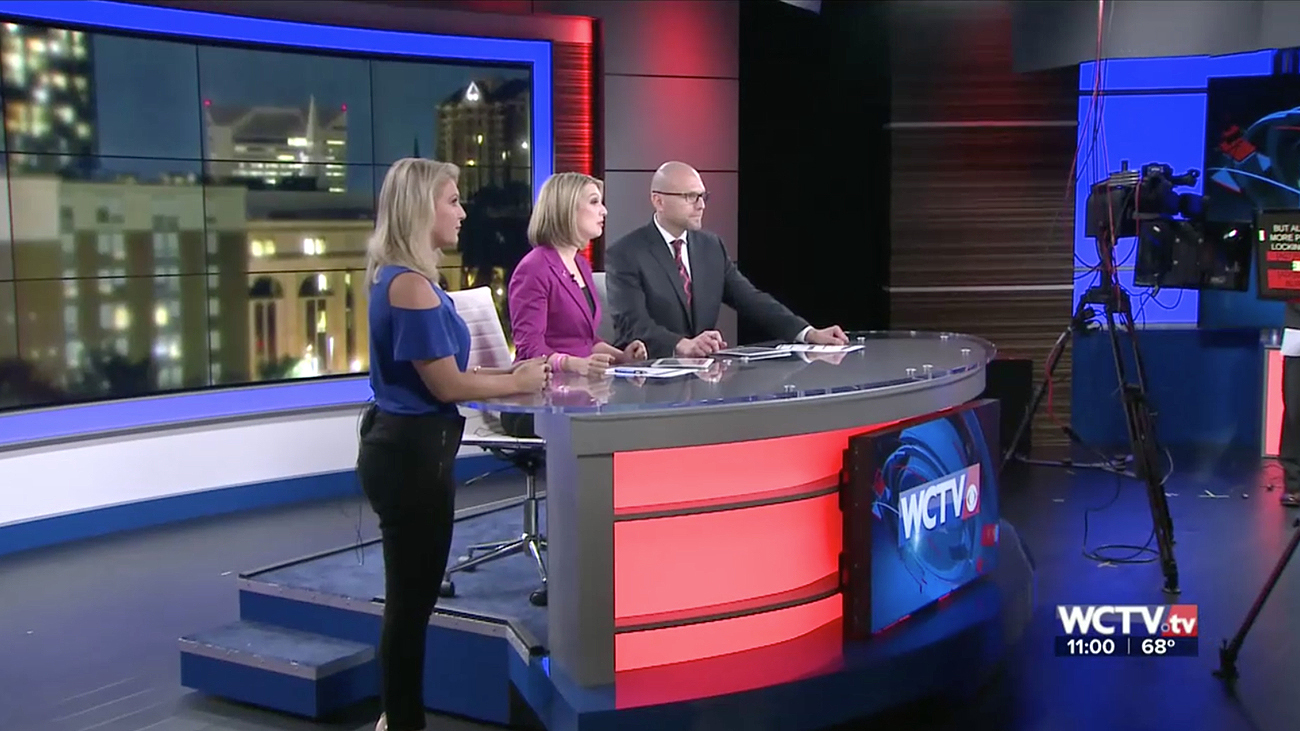 WCTV Broadcast Set Design Gallery