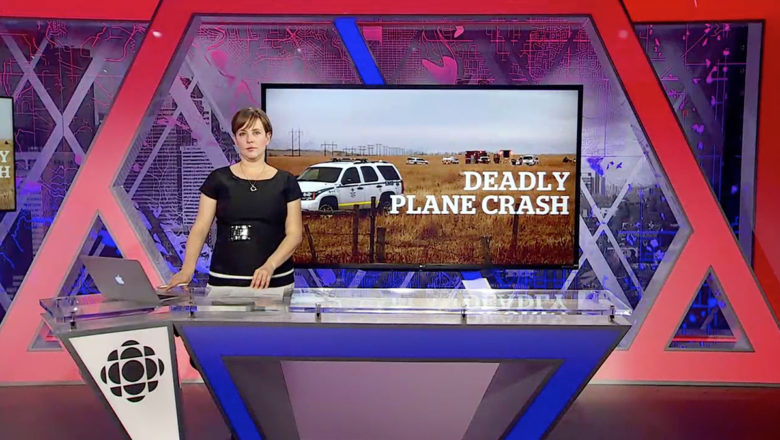 CBC Calgary debuts new home with detailed map background - NewscastStudio