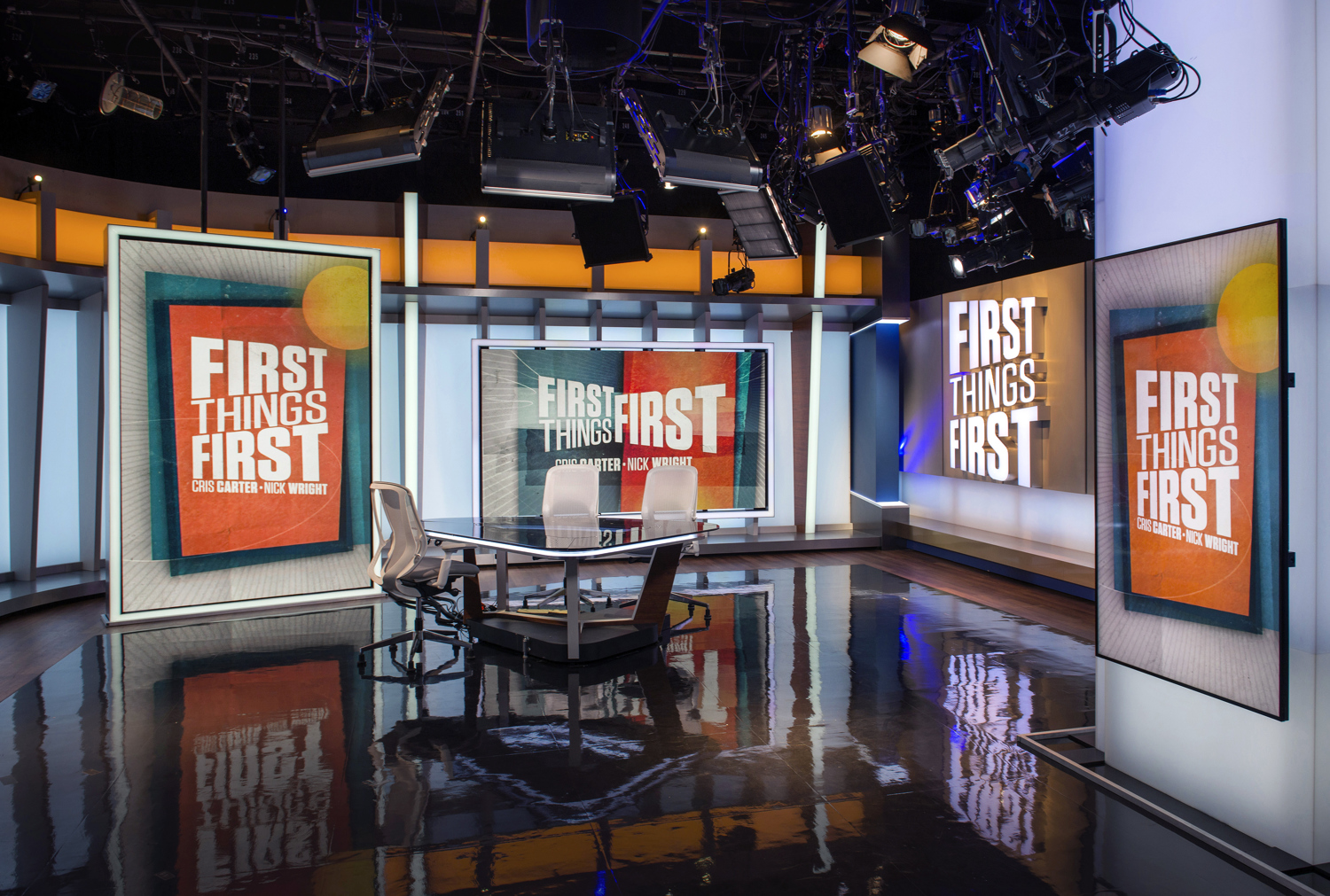 Fox Sports New York Broadcast Set Design Gallery