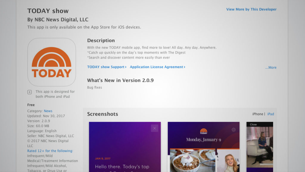 'Today' deletes Matt Lauer from iOS app listing ... almost - NewscastStudio