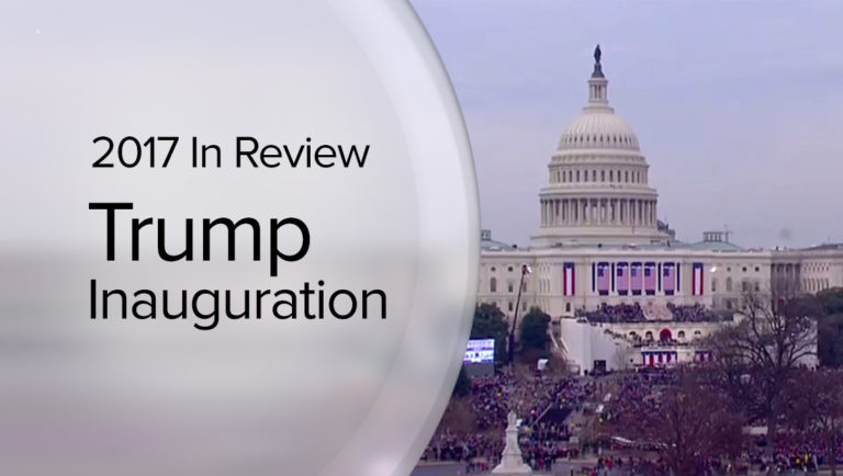 2017 in Review: Donald Trump's inauguration - NewscastStudio