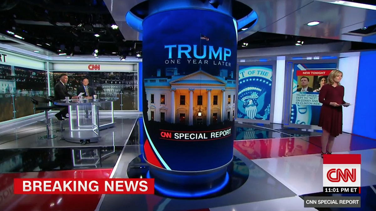 CNN rebuilds Washington studio from the ground up - NewscastStudio