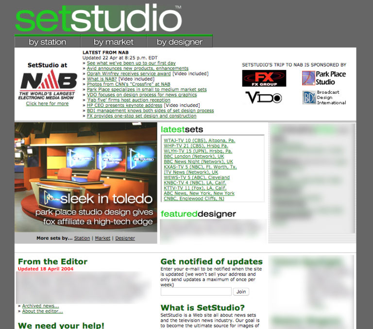 NewscastStudio at 15: A look back at 2004 - NewscastStudio