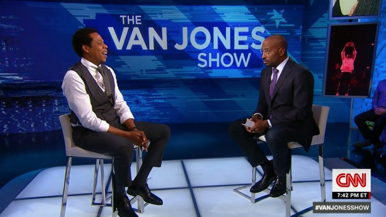 'Van Jones Show' debuts with 'glitchy' look, vertical panels ...