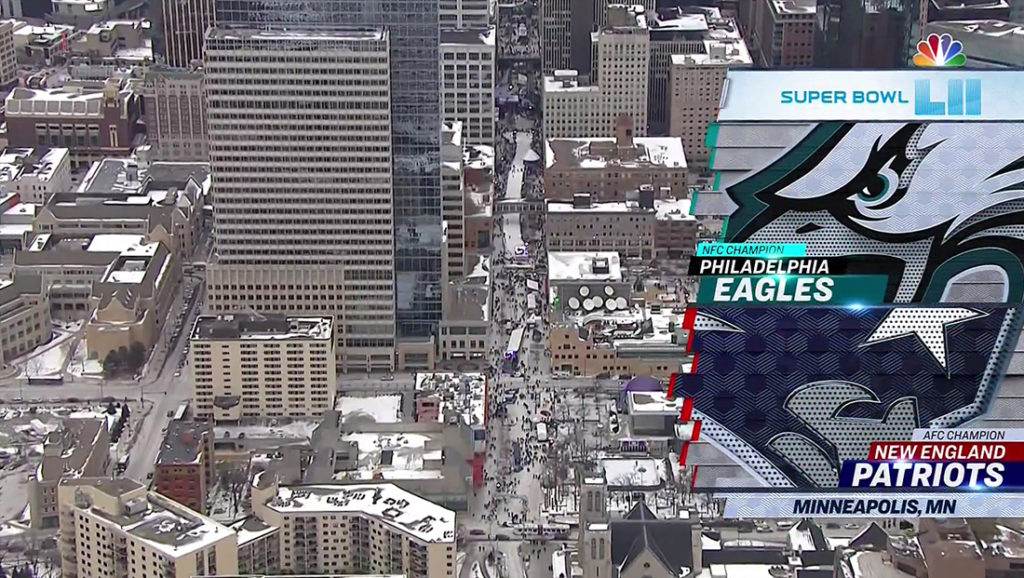 NBC debuts new sports graphics package during Super Bowl LII ...