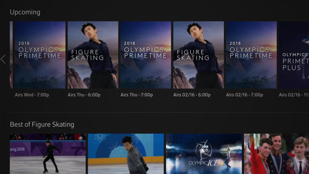 Xfinity bucks NBC's standard Olympics look in listing graphics ...