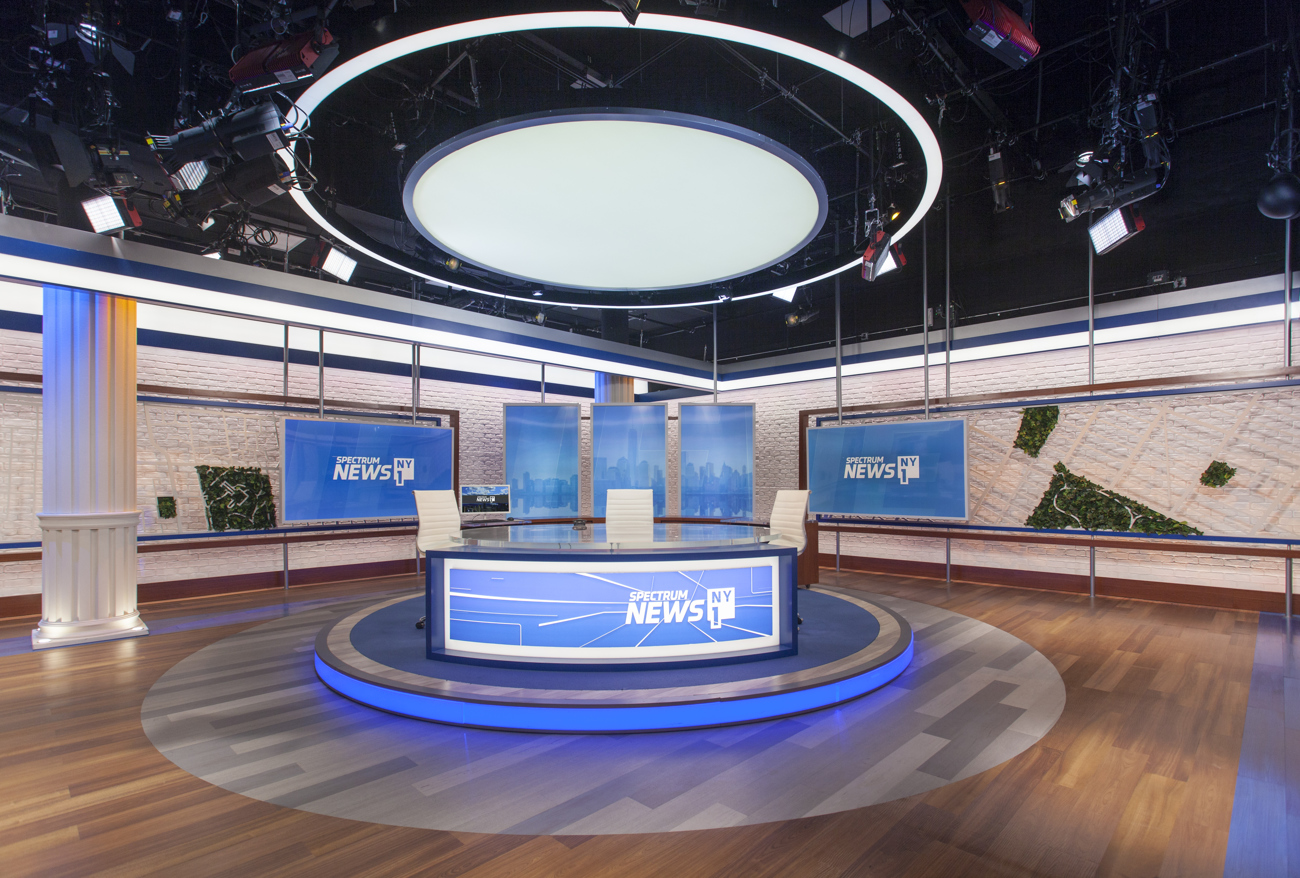NY1 Studio N Broadcast Set Design Gallery