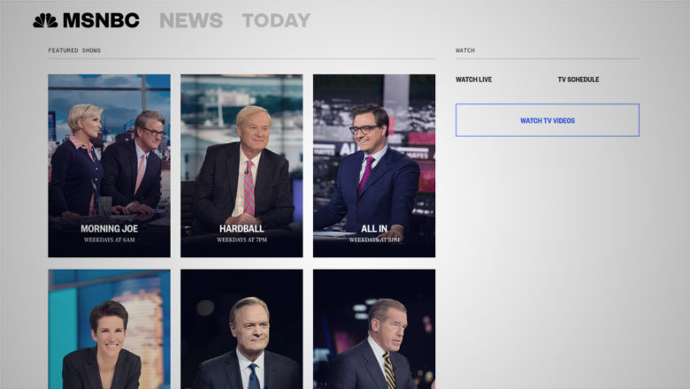 MSNBC switches video pages over to new NBC News website design ...