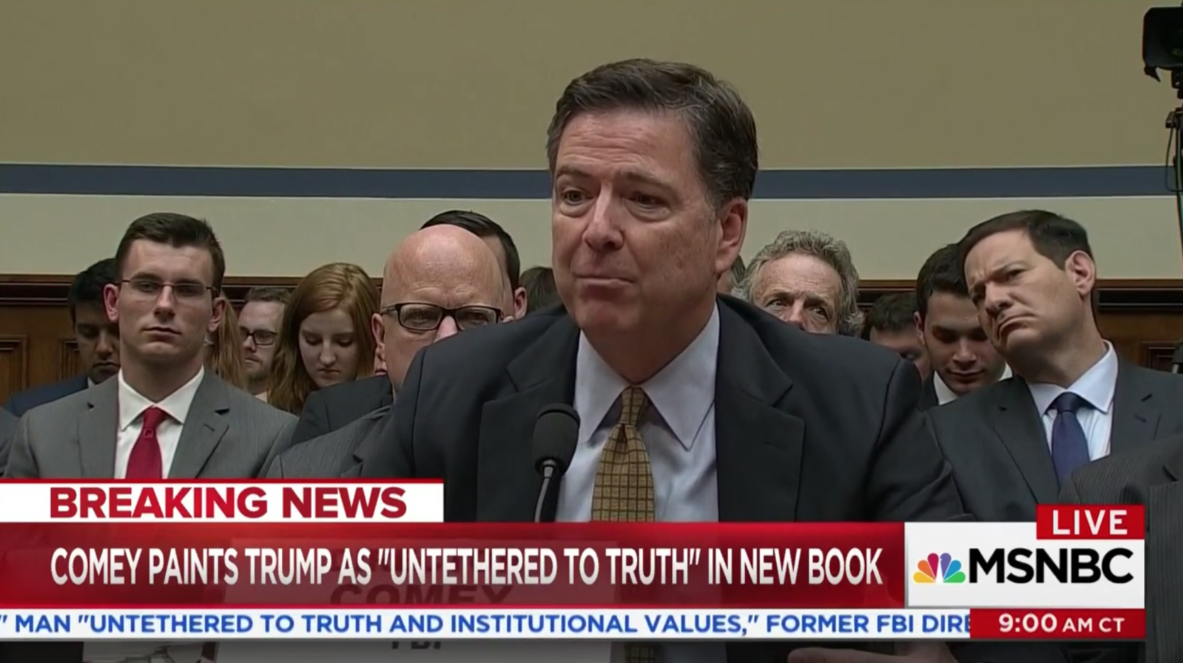 MSNBC removes ticker - NewscastStudio