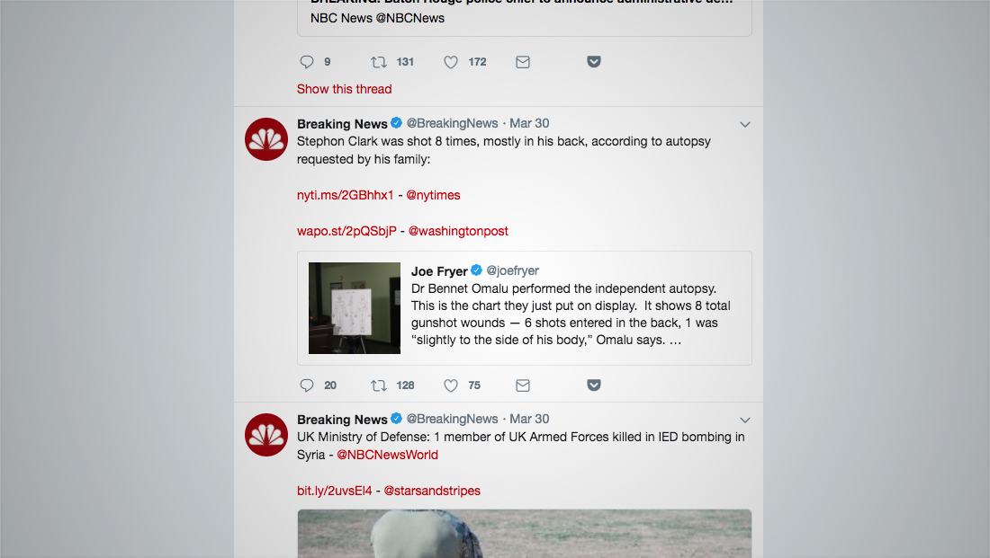 How NBC's revived @BreakingNews Twitter account has done so far ...