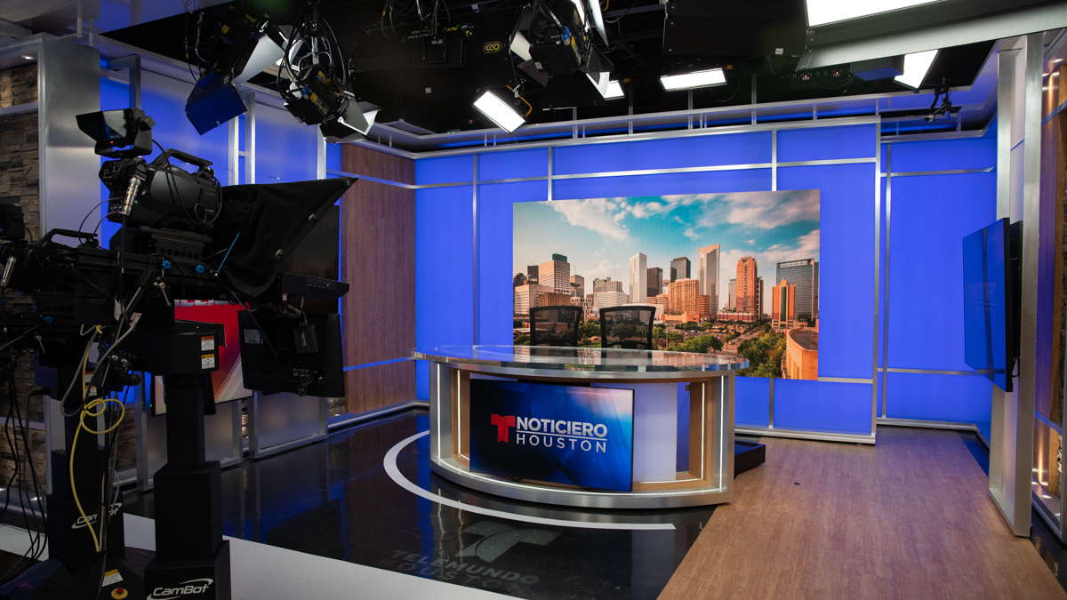 Noticiero Telemundo Houston Set Design Gallery