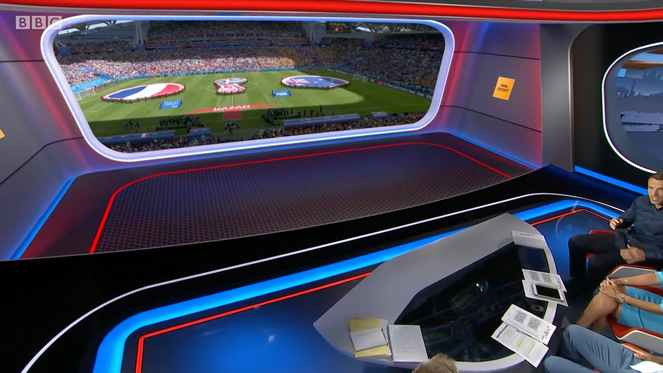 BBC blends virtual, augmented for immersive World Cup studio ...