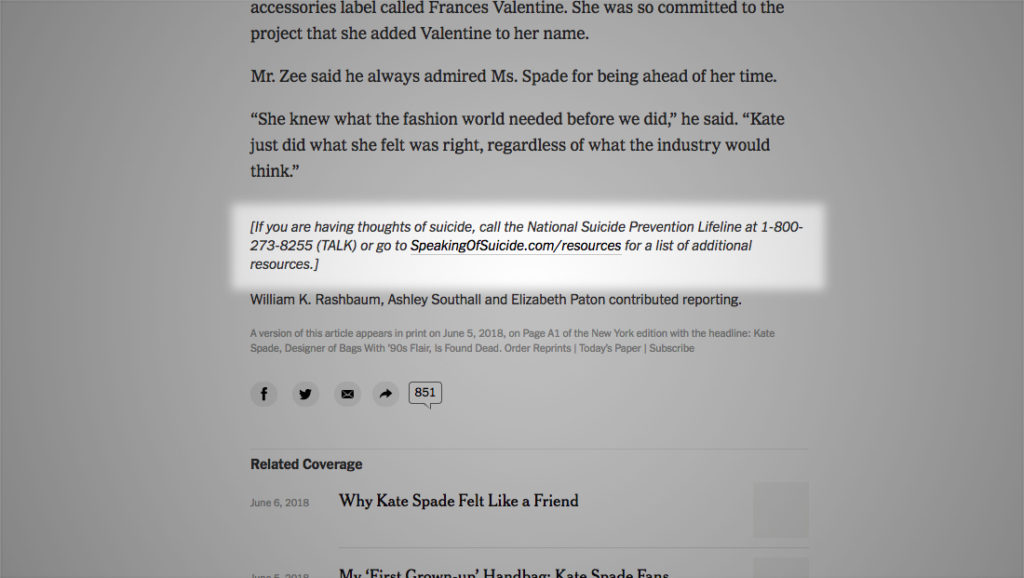 Media promotes suicide prevention hotline - NewscastStudio