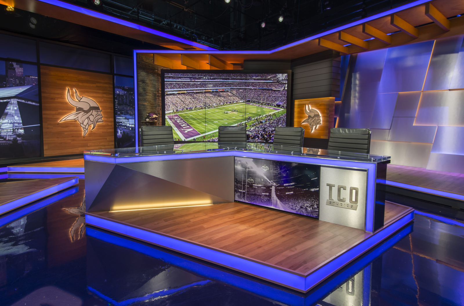 Minnesota Vikings NFL Broadcast Studio Gallery