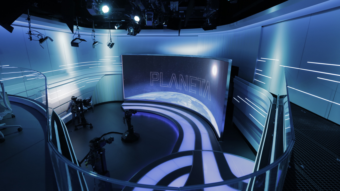 SporTV Broadcast Set Design Gallery