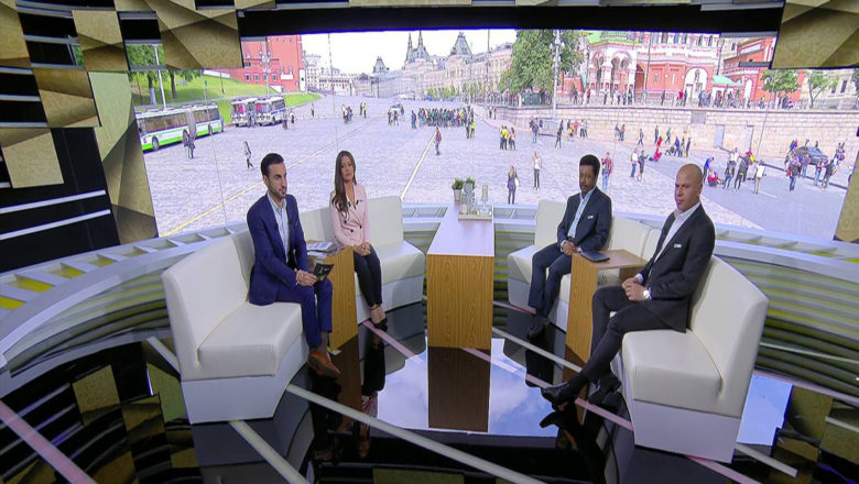 Dramatic angles drive design for beIN's World Cup studios - NewscastStudio