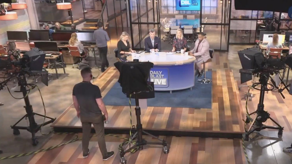 'Daily Blast Live' updates studio for second season - NewscastStudio