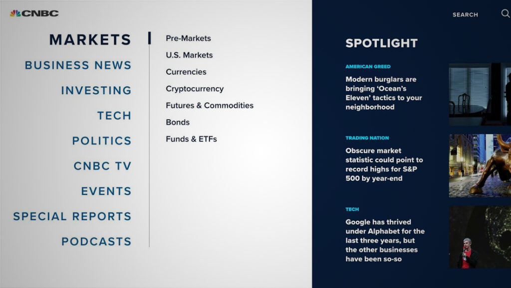 CNBC launches new website beta - NewscastStudio