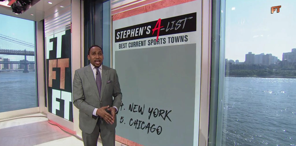 ESPN's new 'First Take' studio structures look around 'axis of conflict ...