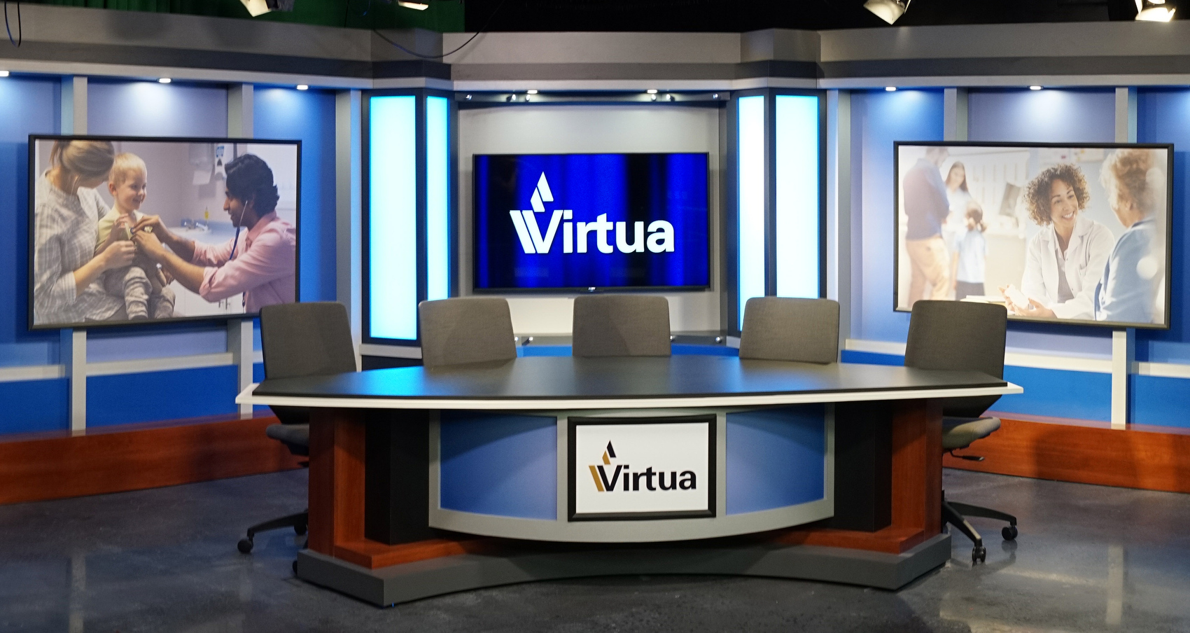 Virtua Health Broadcast Set Design Gallery