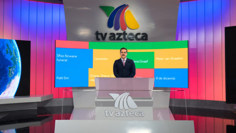 Q&A: Remaking TV Azteca's 'Noticias' studio with modern design, tech ...