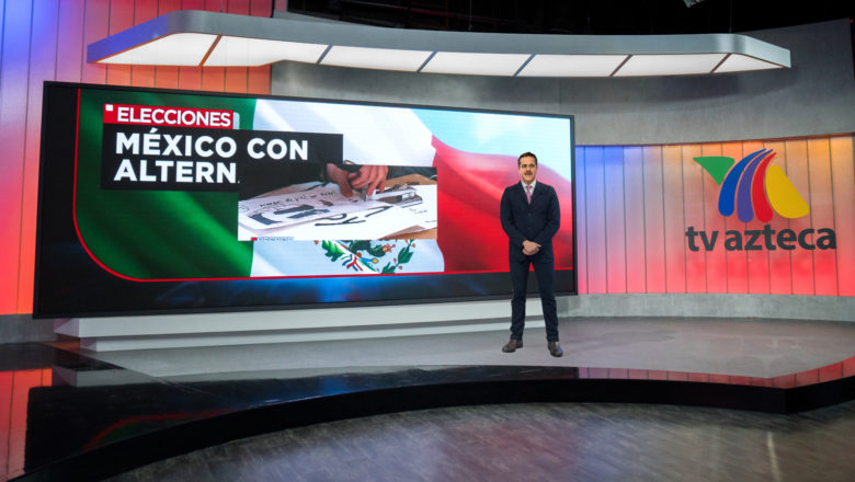 Q&A: Remaking TV Azteca's 'Noticias' studio with modern design, tech ...