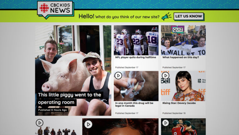 CBC launches kids news website - NewscastStudio