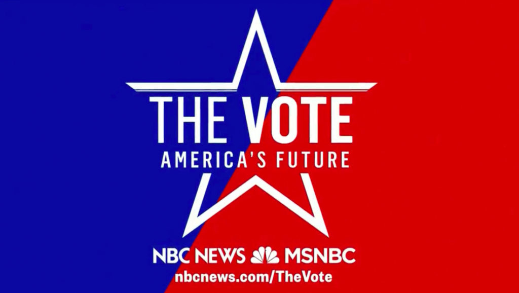 MSNBC airing 'midterm by the numbers' 'The Vote' promo - NewscastStudio