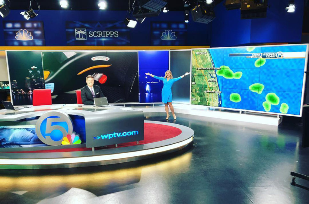 West Palm Beach NBC upgrades studio display tech - NewscastStudio