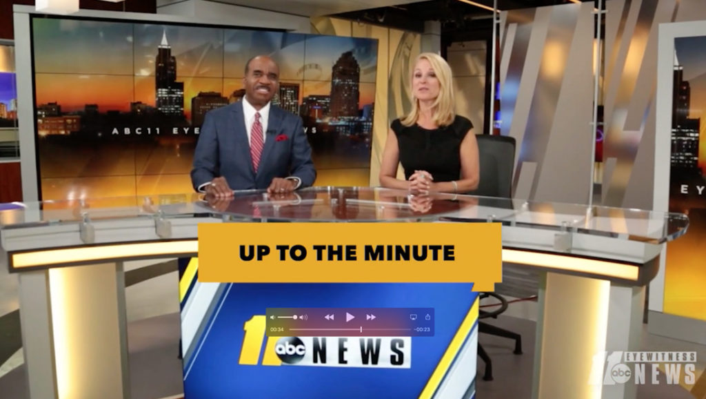 Raleigh station uses new streetside studio in morning news promo ...