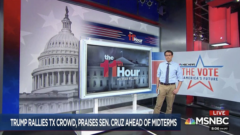 MSNBC continues 3A evolution with balcony removal - NewscastStudio