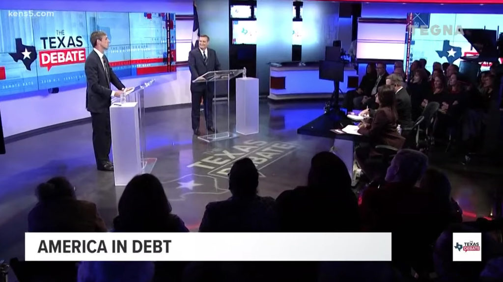 Tegna borrows Texas TV studio for U.S. Senate debate - NewscastStudio