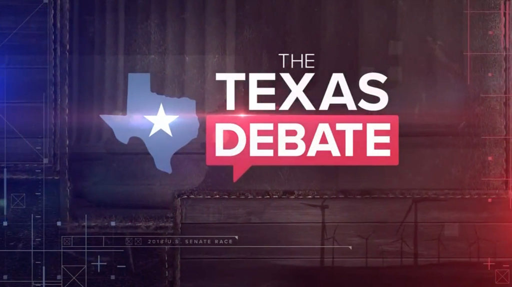 Tegna borrows Texas TV studio for U.S. Senate debate - NewscastStudio