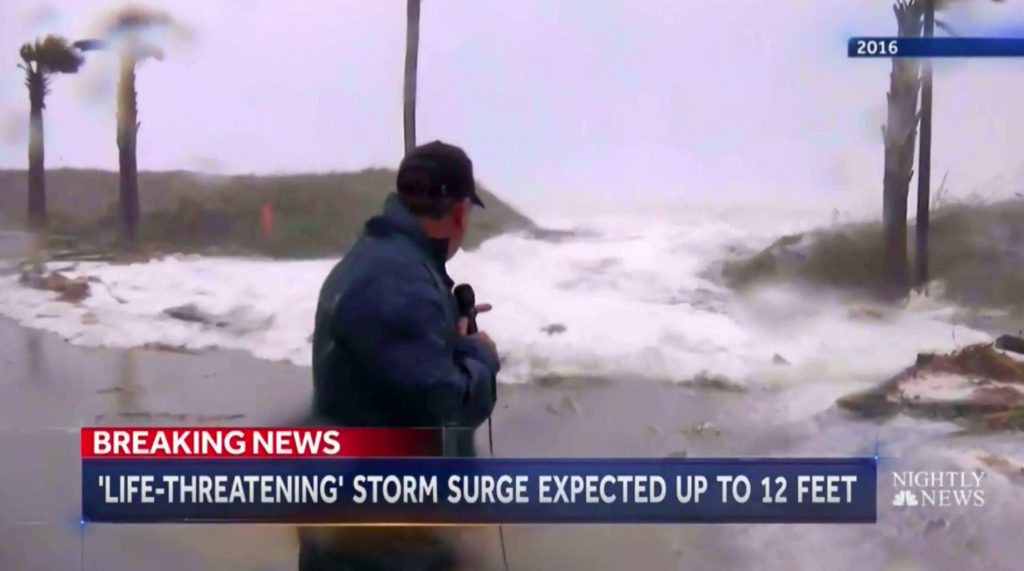 Watch NBC's Kerry Sanders illustrate storm surge - NewscastStudio
