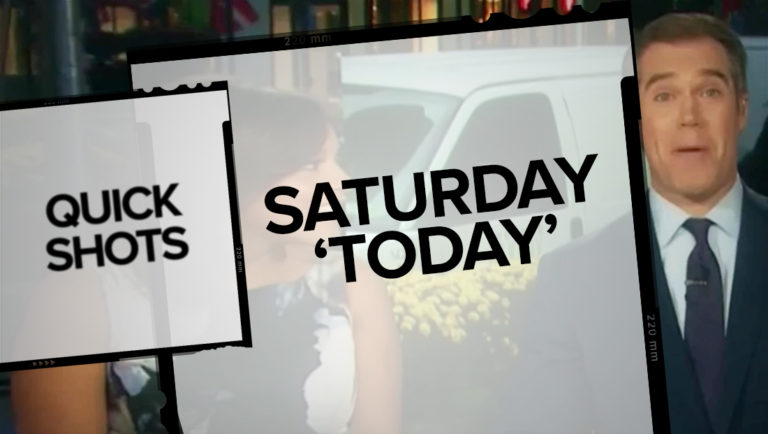 'Today' airing Saturday centric promo - NewscastStudio
