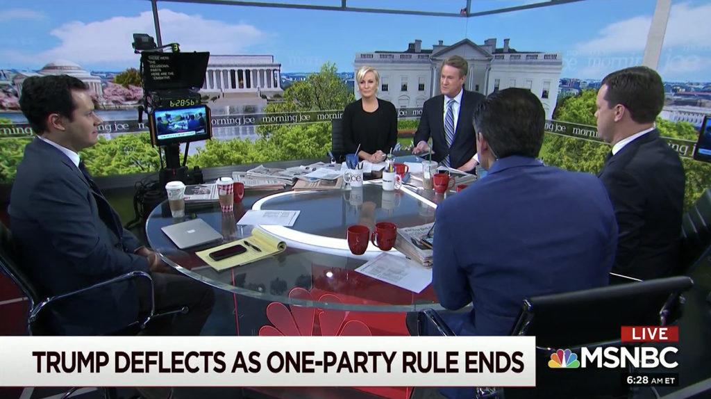 'Morning Joe' changes up desk, now back in-the-round - NewscastStudio